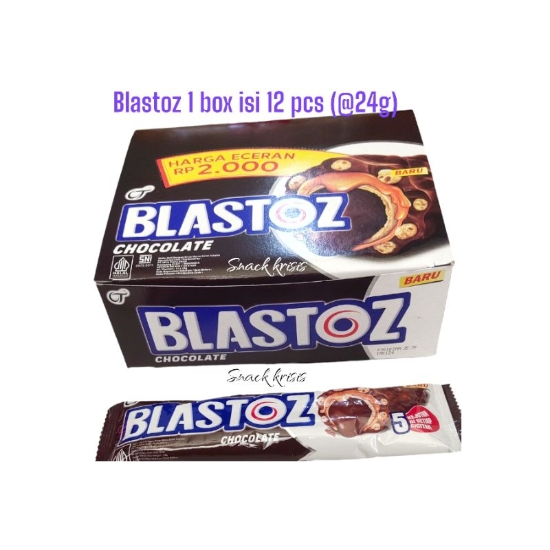 Jual 1 box wafer tango roll blastoz chocolate isi 12 pcs | Shopee Indonesia