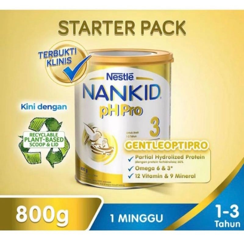 Jual Nestle Nankid Nan Kid PhPro PH Pro 3 Optipro 800 800gr 800 gram ...
