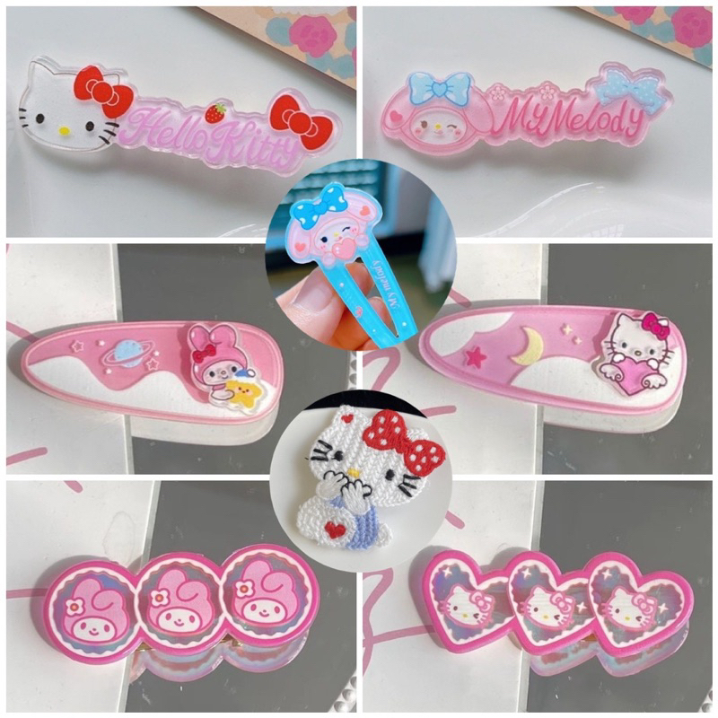 Jual JEPITAN JEPIT ANAK PEREMPUAN MELODY HELLO KITTY IKAT RAMBUT HAIR ...