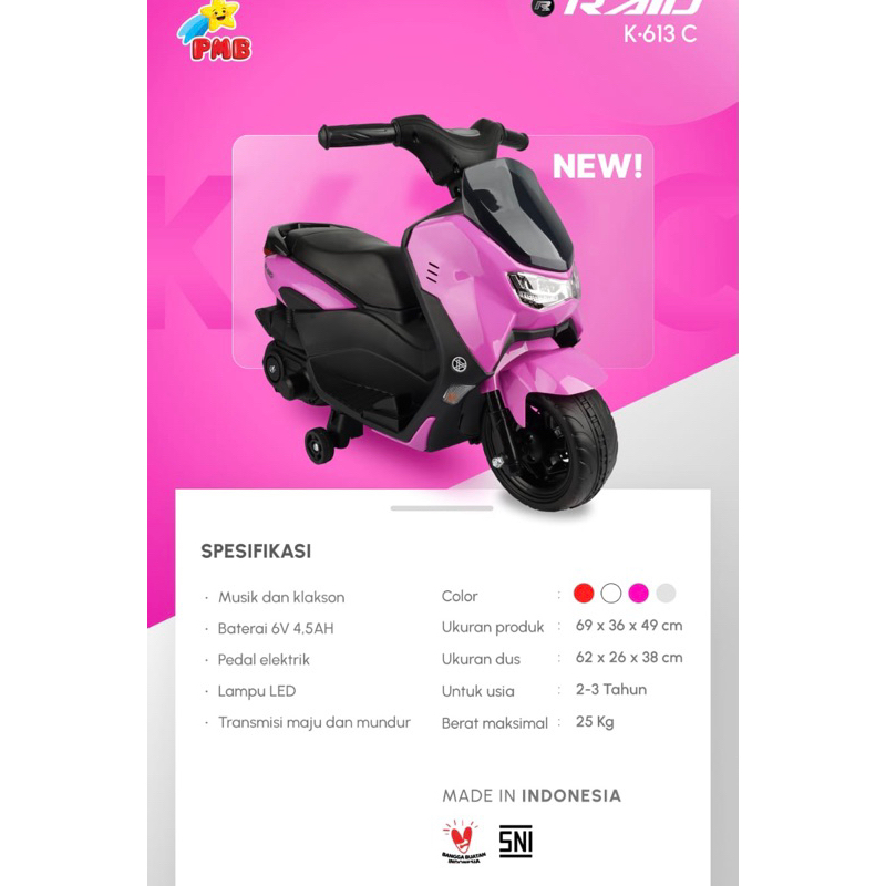 Jual Motor Aki Anak Scoopy PCX PMB K611C K612C K-611C K612C Exotic ...