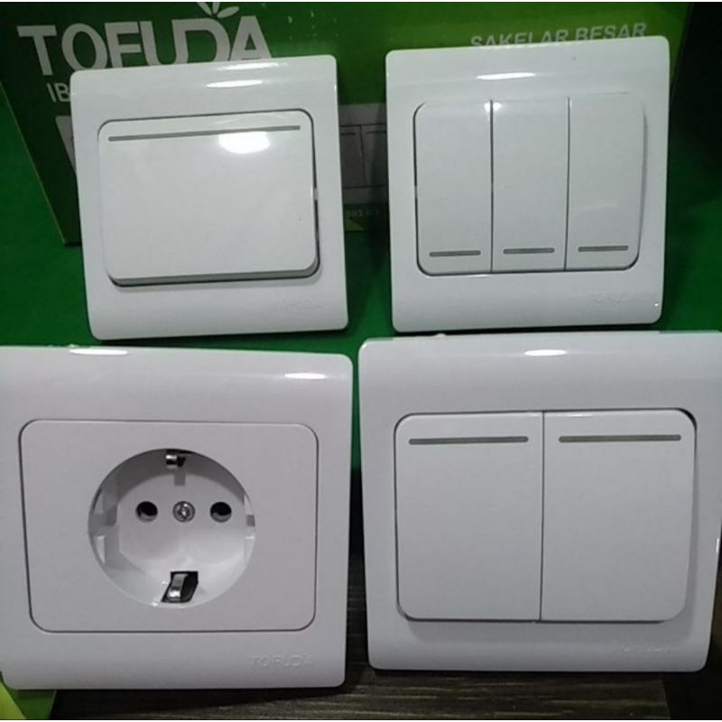 Jual Saklar stopkontak Tofuda | Shopee Indonesia