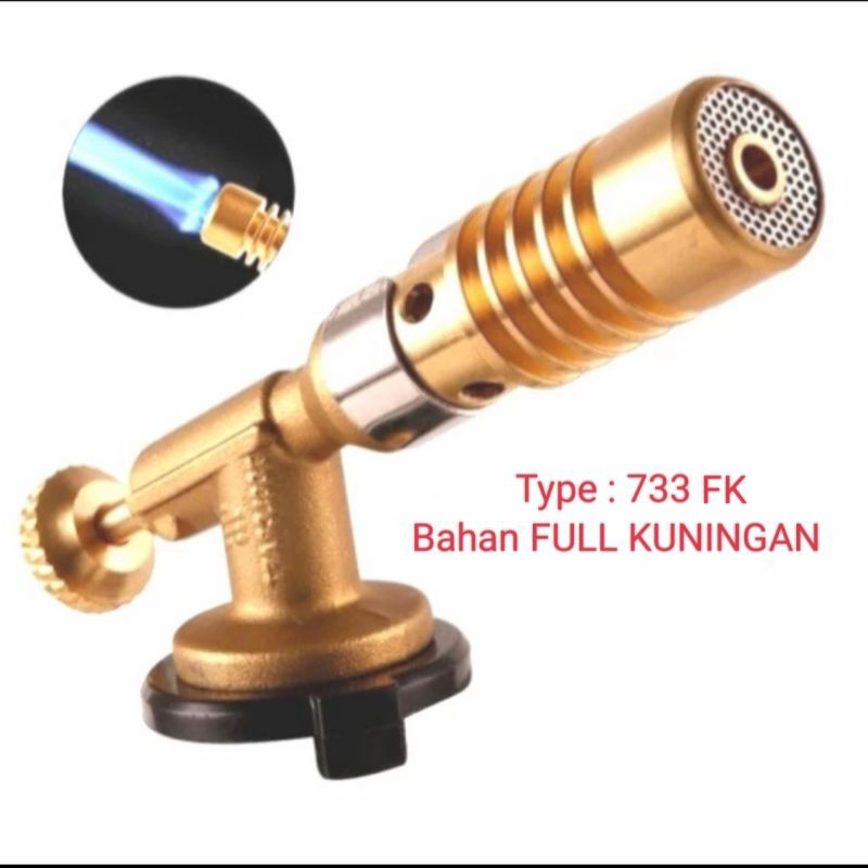 Jual Gas Torch Flame Gun Blow Torch Portable Kepala Las Manual Full Type 733 FULL KUNINGAN ...