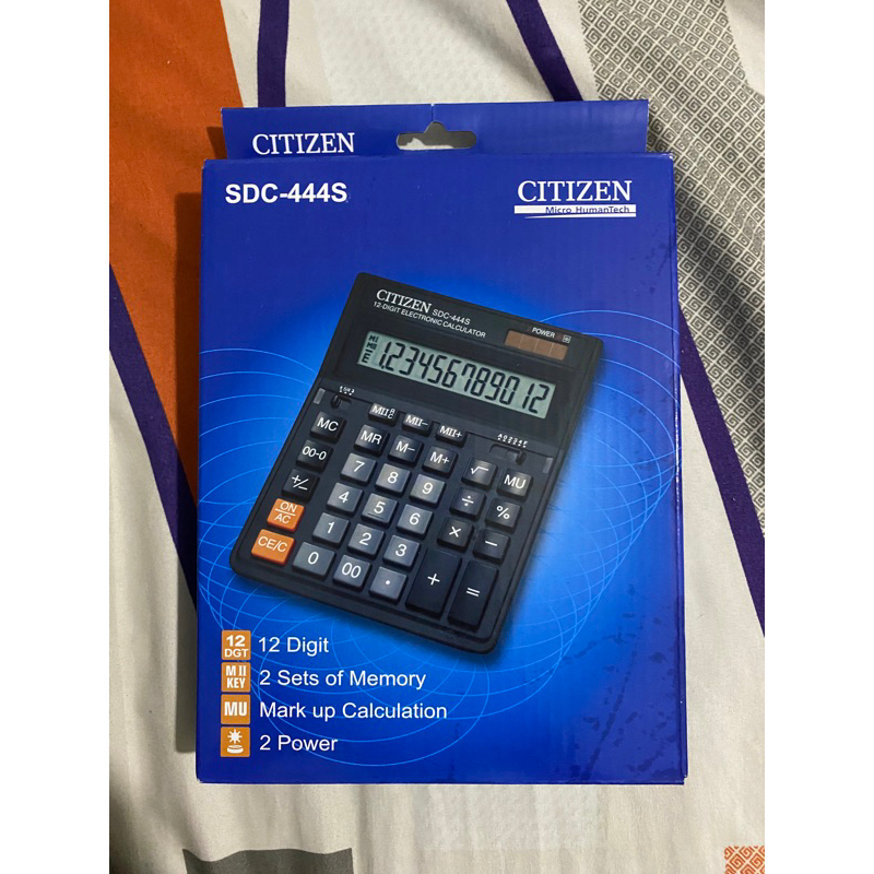 Jual Citizen SDC-444S Kalkulator kerja 12 digit new original | Shopee ...