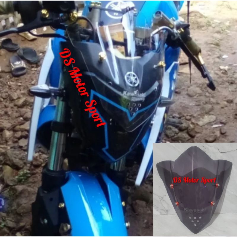 Jual VISOR BYSON JENONG PLUS BAUD MODEL NINJA R WINDSHIELD BYSON JENONG ...