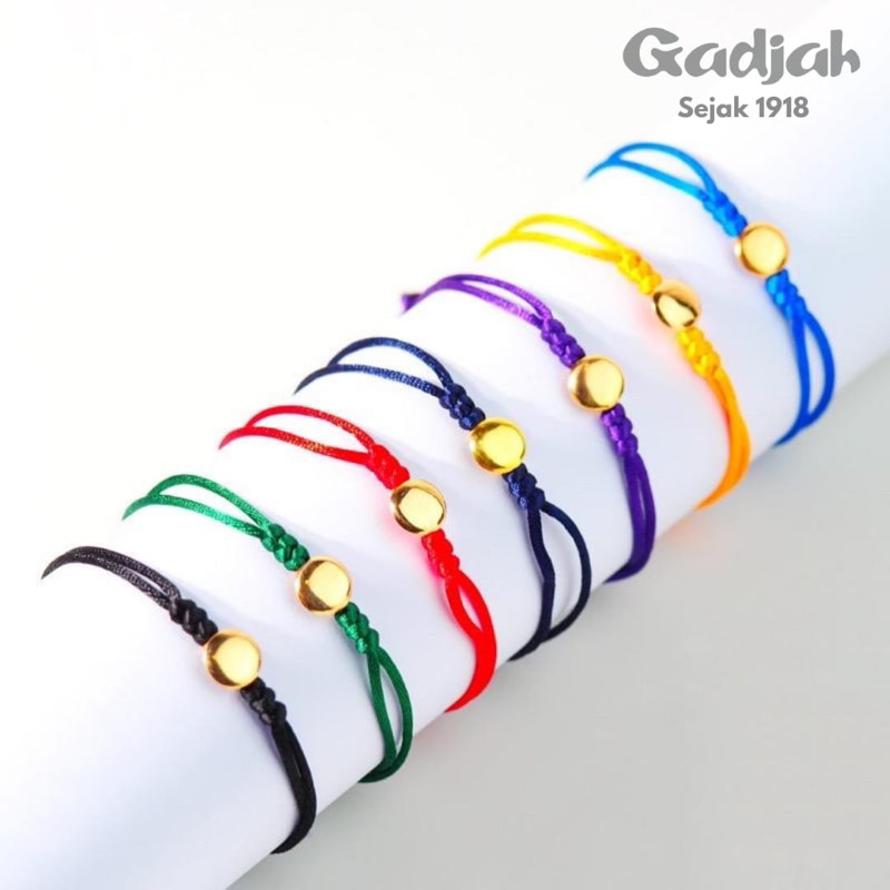 Jual Gelang Tali Inisial Plat Koin Fashion - Toko Emas Gadjah | Shopee ...