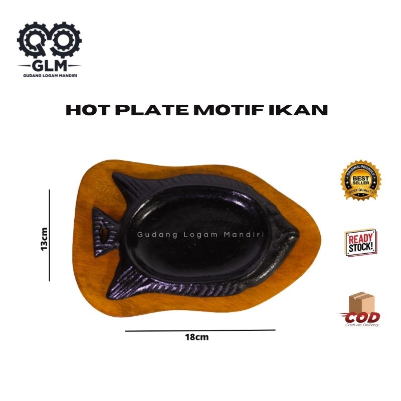 Jual HOT PLATE STEAK MODEL IKAN /HOTPL PLATE MURAH BERKUALITAS /HOT ...