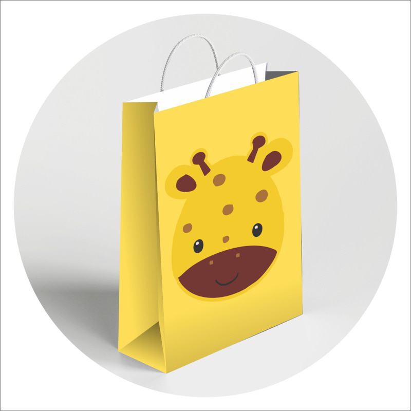 Jual NEW Paper bag/ goodie bag / jeerapah singa monyet harimau Tas ...