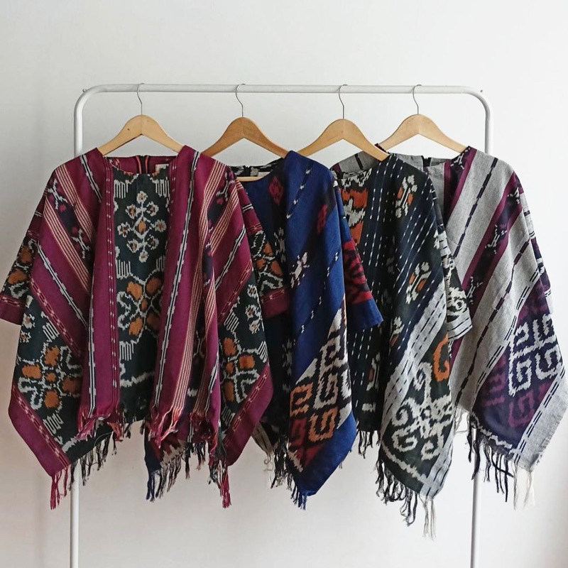 Jual ( 4 Varian ) Baju batik tenun BLOUSE BATWING WANITA kekinian ...