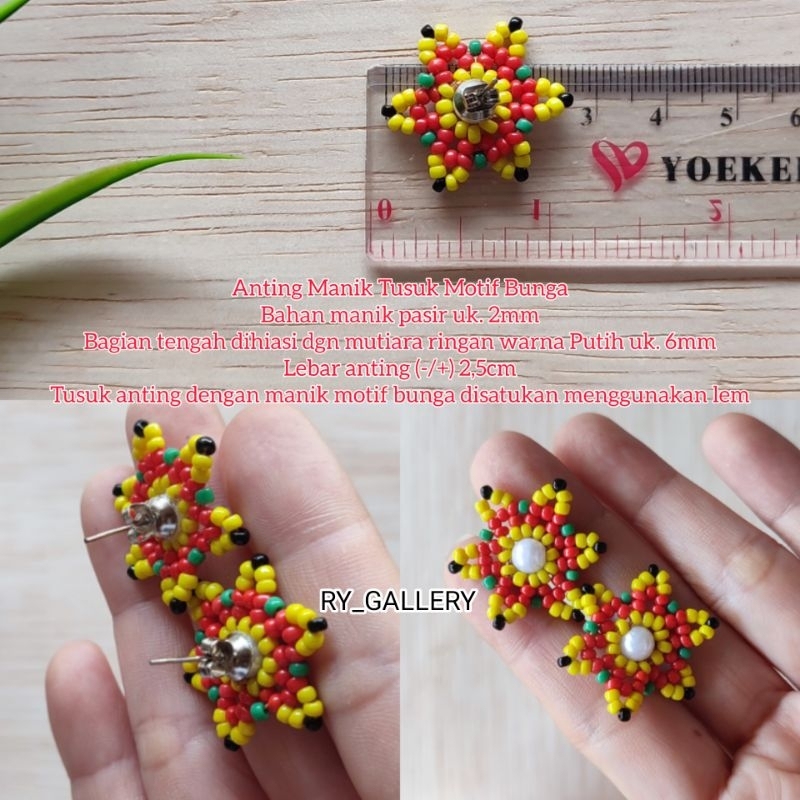 Jual anting manik dayak / anting dayak / anting manik / anting manik ...