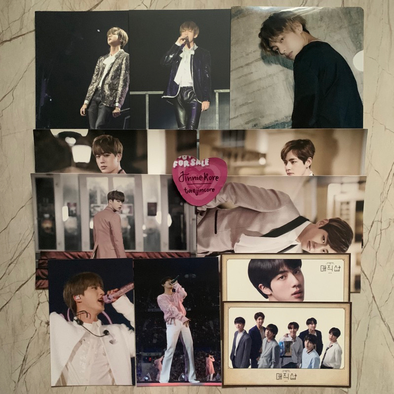 Jual BTS VARIOUS OFFICIAL POSTCARD JIN V THE WINGS TOUR BLURAY MIC DROP ...