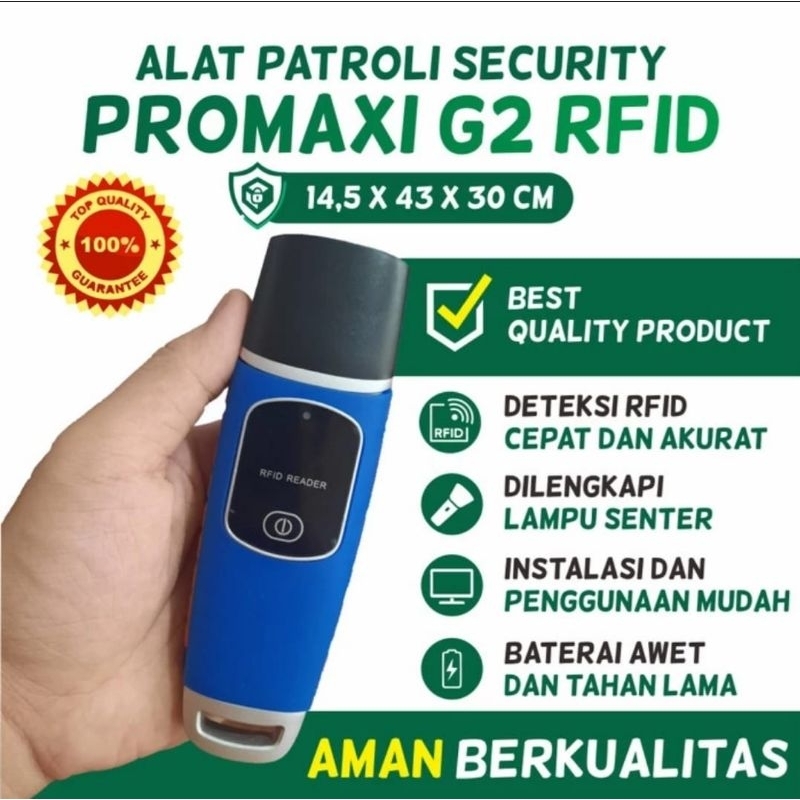 Jual PROMAXI PATROL GUARD G-2 RFID SECURITY CONTROL MOBILE TIME ...