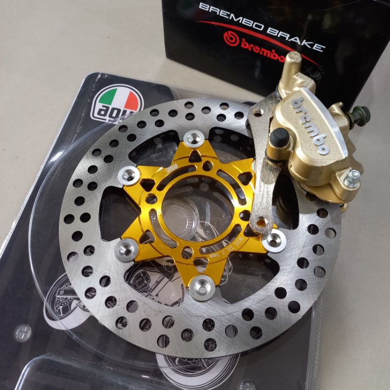 Jual Paket Rem Set Depan VARIO BEAT Piringan Cakram Floating Plus ...