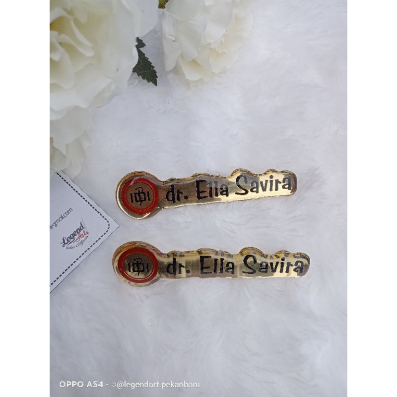 Jual Name Tag Ukir Dokter IDI - Papan Nama Ukir Dokter IDI | Shopee ...