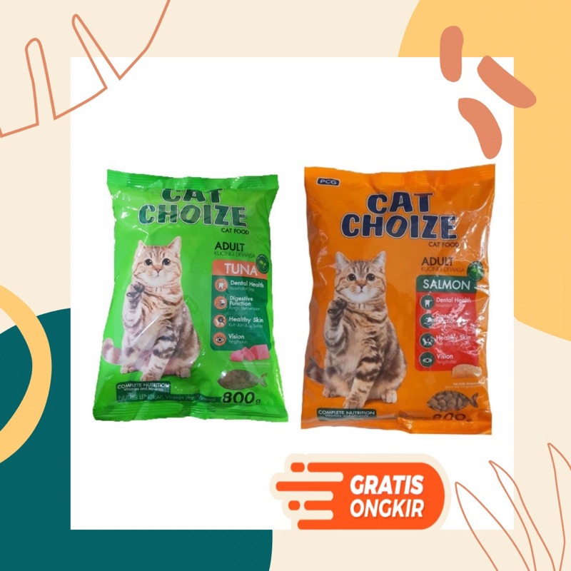 Jual CAT CHOIZE ADULT TUNA SALMON Makanan Pakan Premium Kucing Kering ...