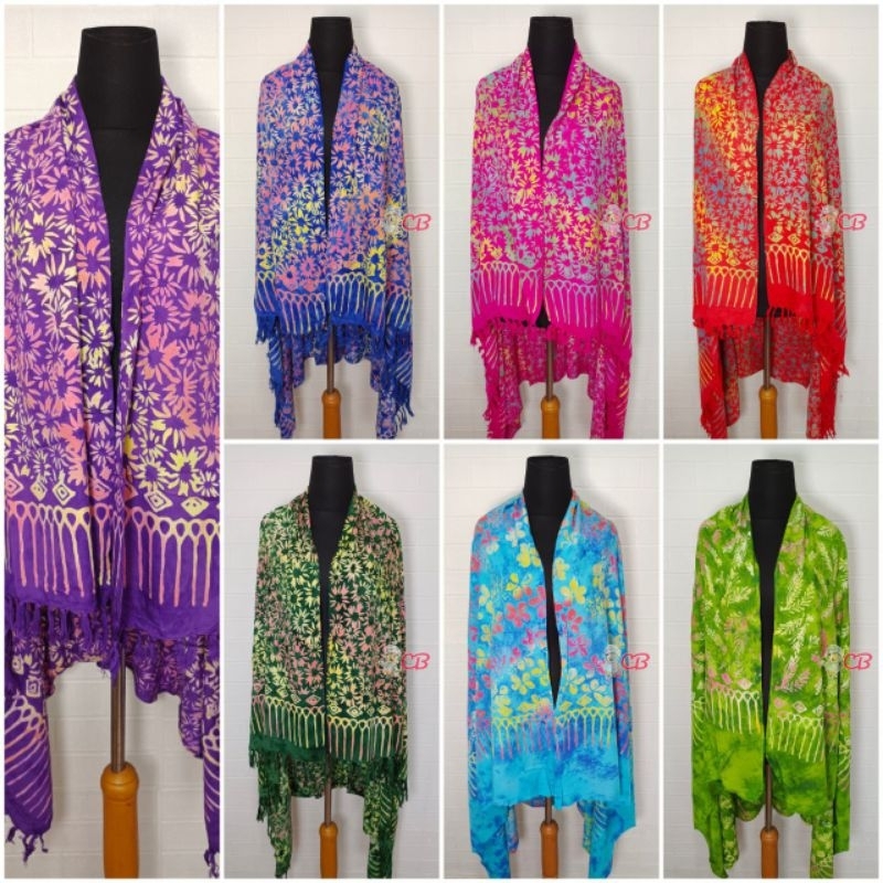 Jual KAIN PANTAI FULL STAMP BATIK CAP RAYON TEBAL PREMIUM BALI/SARUNG ...