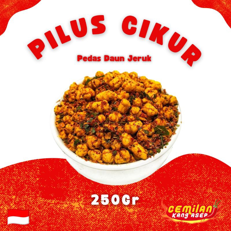 Jual Pilus Kencur Pedas Daun Jeruk Kang Asep Kemasan 250gr | Shopee ...