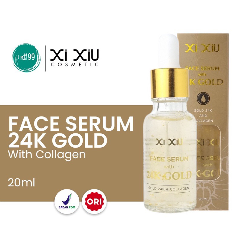 Jual XI XIU FACE SERUM 24K GOLD COLLAGEN 20ml BPOM | Shopee Indonesia