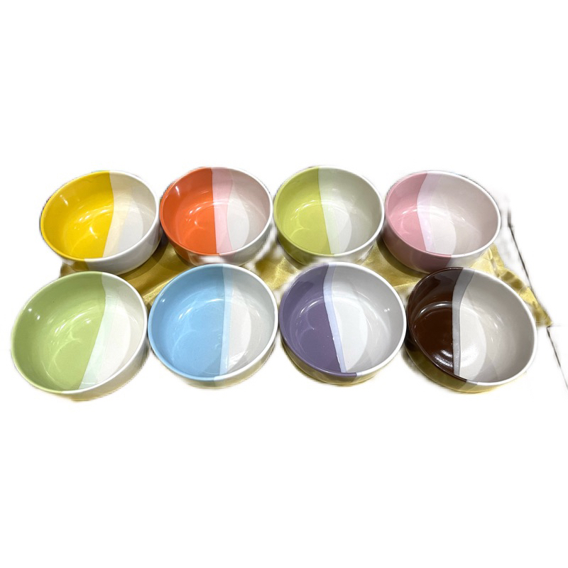 Jual Mangkok Kaibon Two Tone 2 Warna Keramik Batu Cantik Hijau Coklat ...