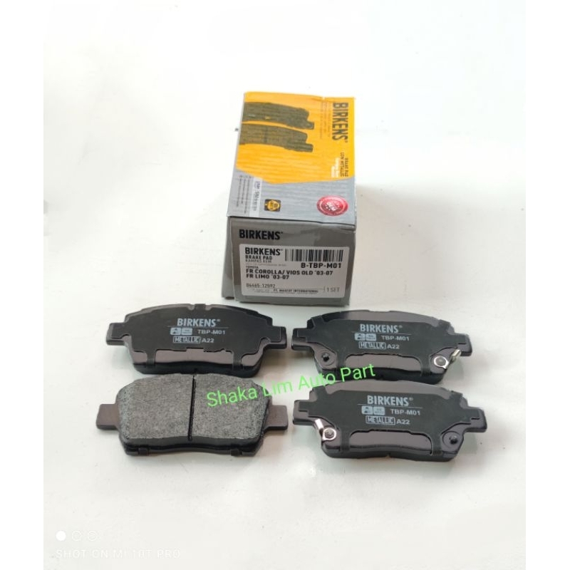 Jual BRAKE PAD FRONT Kampas Rem Depan Toyota Corolla Altis Vios Limo ...