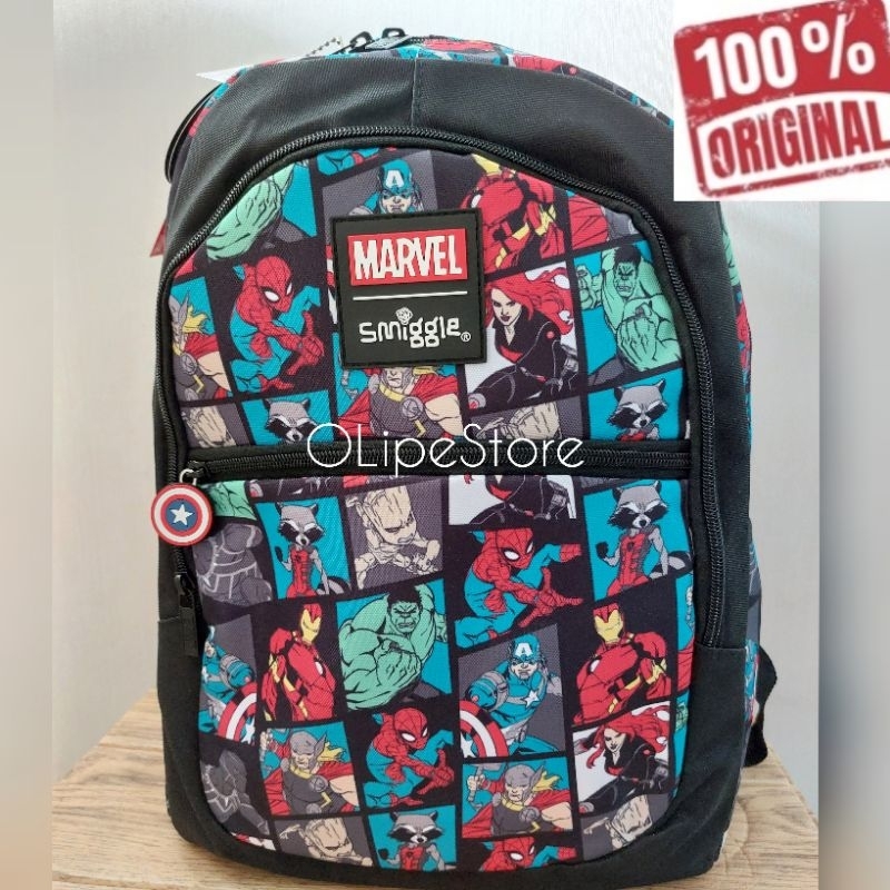 Jual SMIGGLE - Marvel Classic Backpack Tas Sekolah Ransel Smiggle (N ...