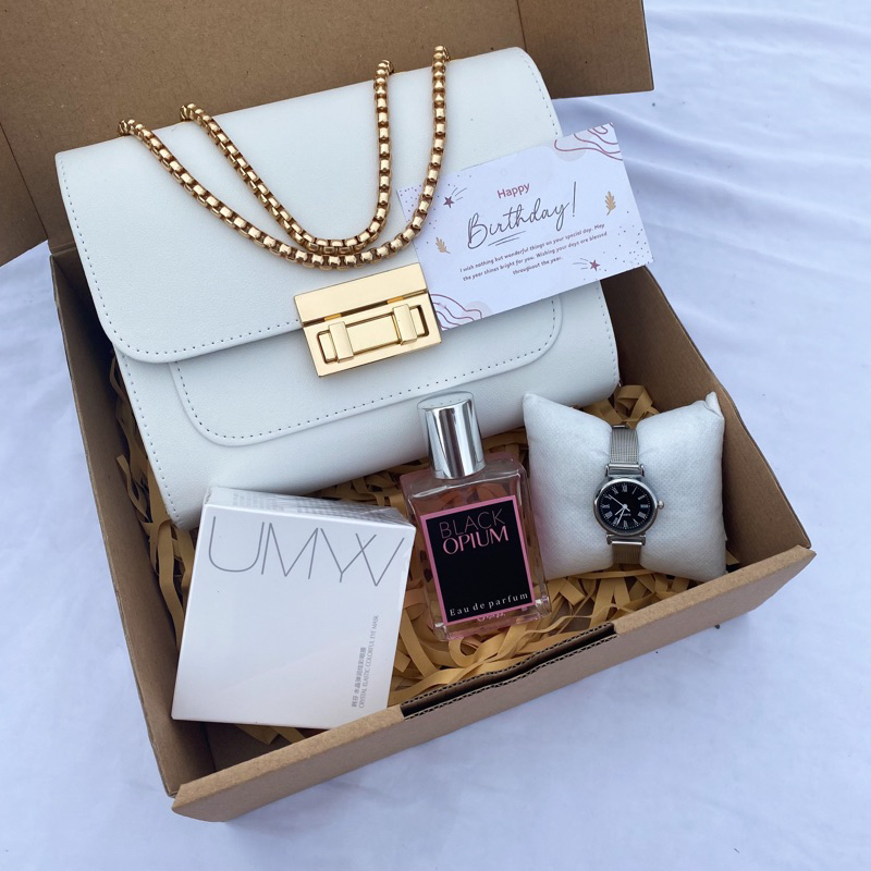 Jual [A6462]HAMPERS GIFT BOX TAS SALEMPANG CLARA/KADO PACAR/KADO BESTIE ...