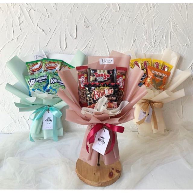 Jual Mini bouquet Snack / Buket ciki buket jajanan | Shopee Indonesia