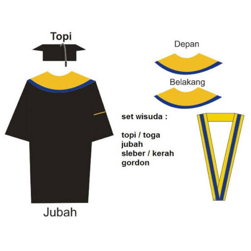 Jual Baju Toga Wisuda Dewasa Murah Bisa Untuk Semua Kampus Shopee