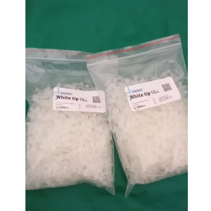 Jual TIP PUTIH MIKROPIPET/WHITE TIP MICROPIPET 10uL ONEMED PACK ...