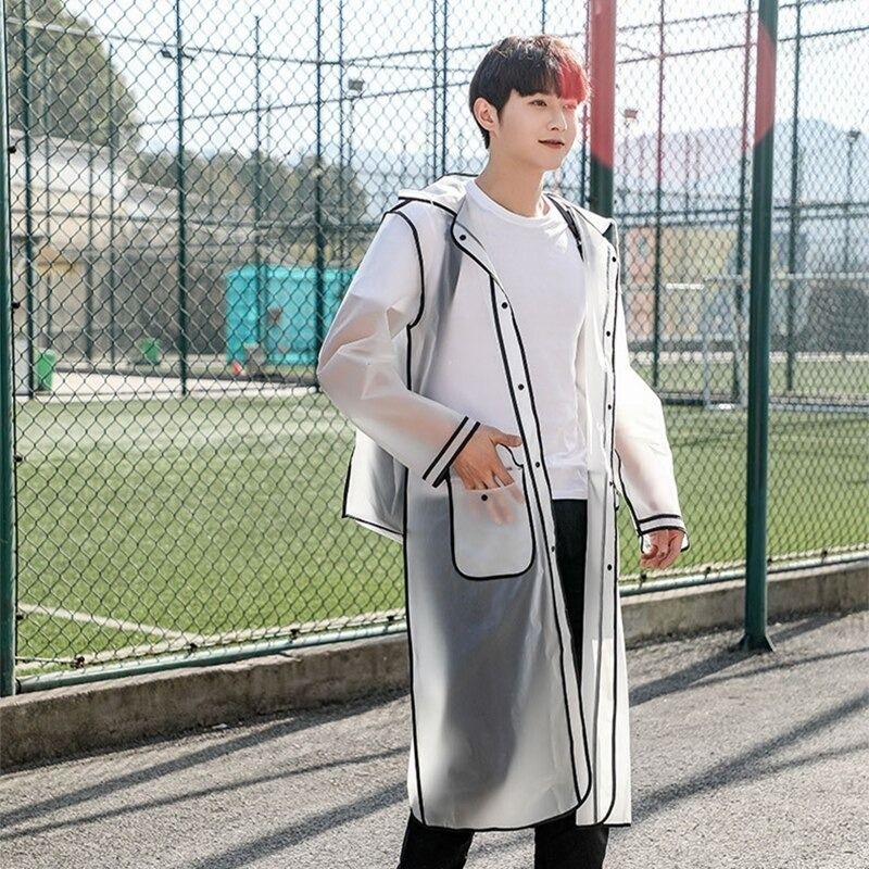 Jual jas hujan Korea hodie jas hujan Korean style jas hujan unik jas ...