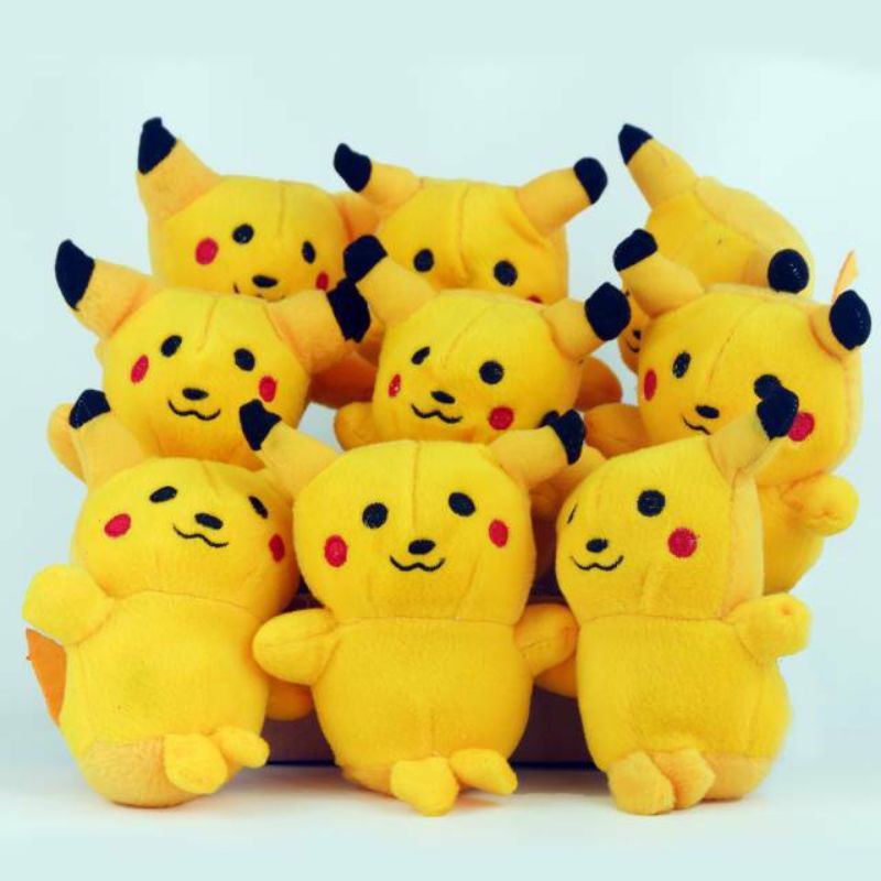 Jual Boneka Mini Pokemon Boneka Kecil 15cm Pikacue Bahan Velboa ...