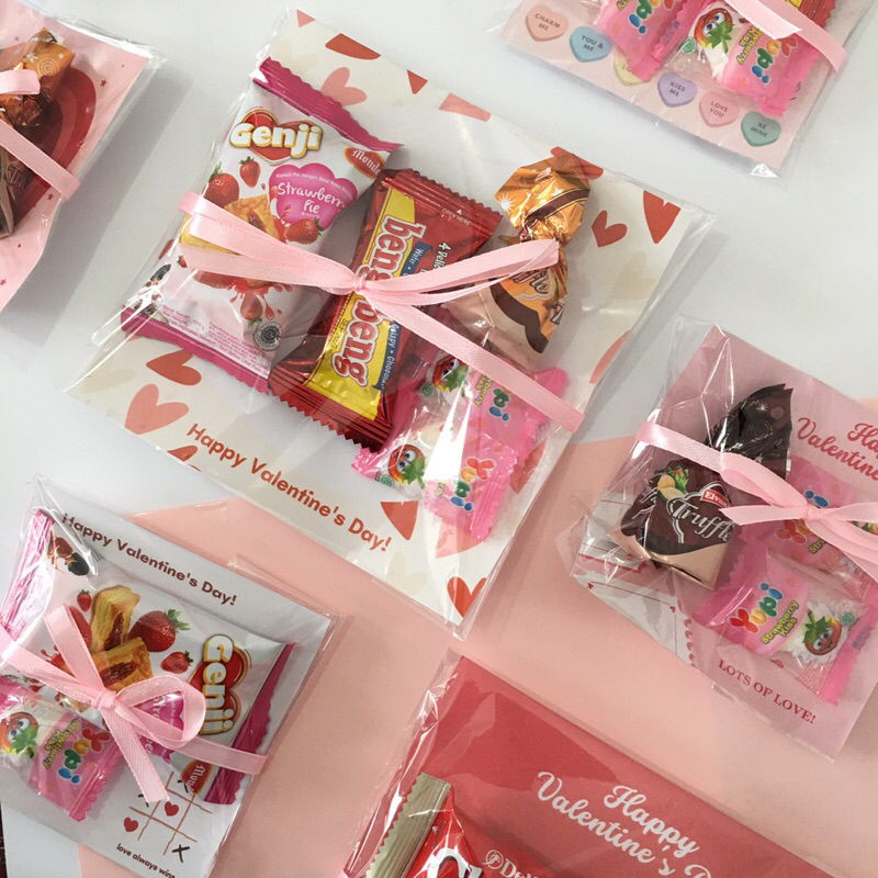 Jual MINI GIFT SNACK MURAH VALENTINE 2025 / HAMPERS VALENTINE / PERMEN ...
