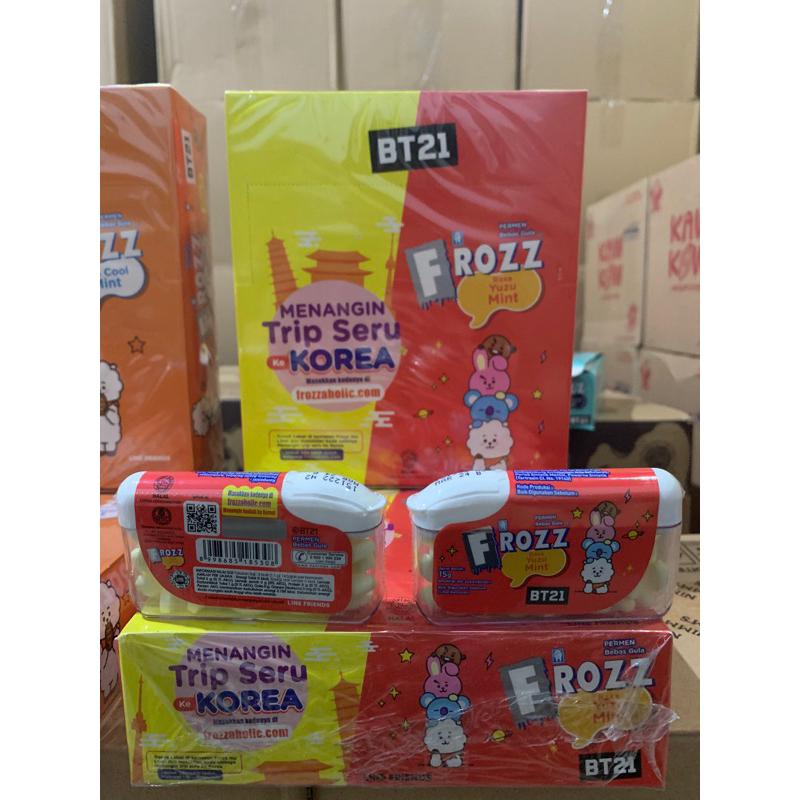 Jual Permen Frozz Sugar Free Rasa Orange Mint, Cool Mint, dan Yuzu Mint ...