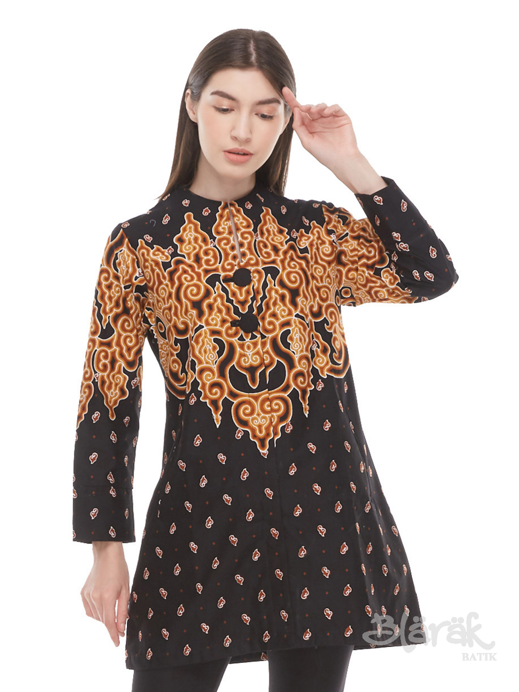 Jual BLARAK - Tunik Mega Moksa Cokelat | Shopee Indonesia