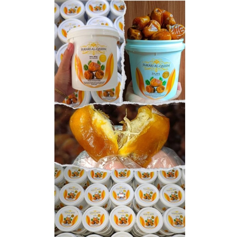Jual Kurma Sukari Ember 850gr Grad A Kurma Ember Premium Quality ...