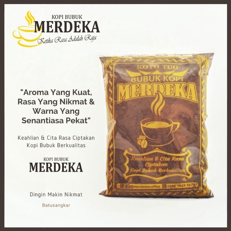 Jual Kopi Bubuk MERDEKA 300 Gram | Shopee Indonesia