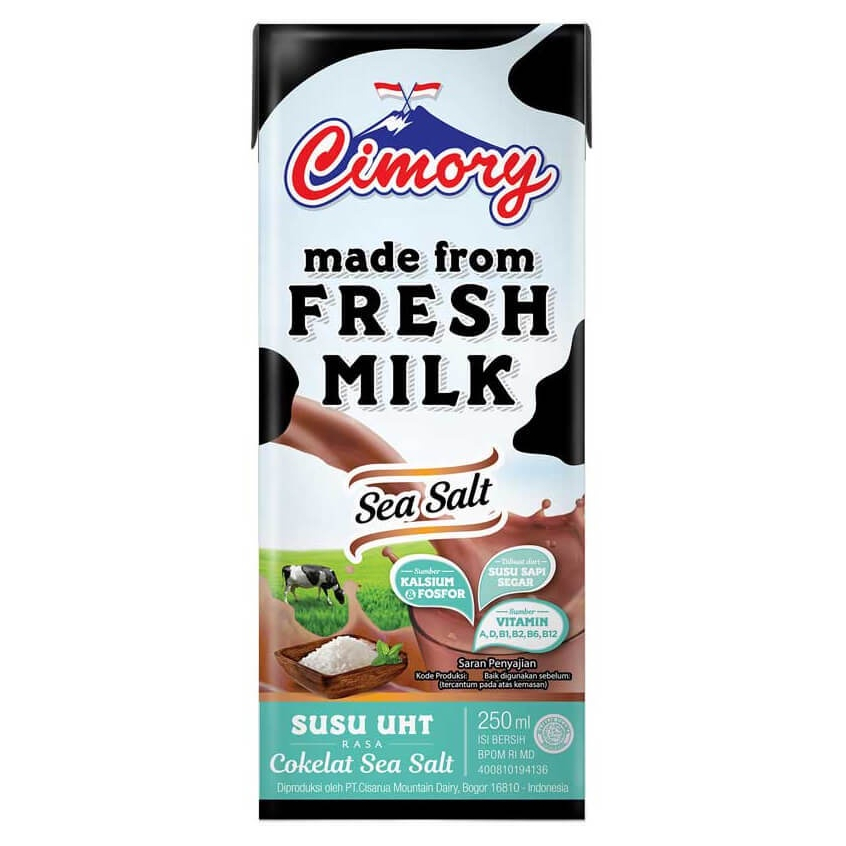 Jual CIMORY SUSU UHT 250ml COKLAT CHOCO MALT STRAWBERRY CASHEW COKELAT ...