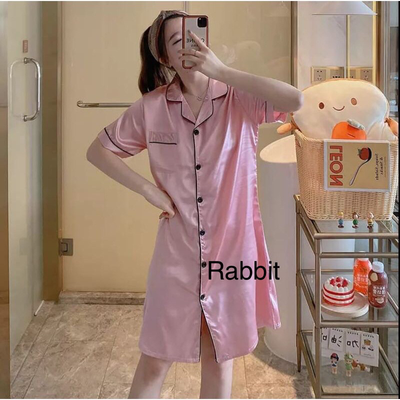 Jual Daster dewasa satin standard sampai jumbo full kancing | Shopee ...