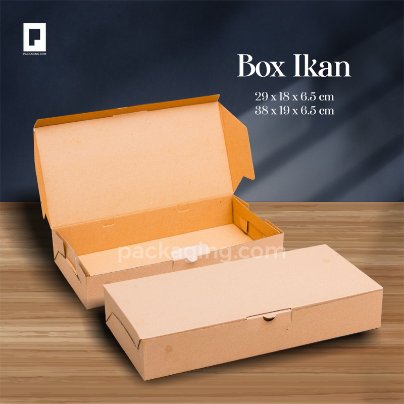 Jual Box Nasi uk.38x19x6,5/Box Kardus Packing Serbaguna/Box Ikan/Box ...