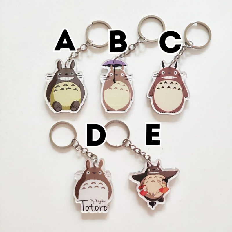 Jual Keychain Anime Totoro 1 Gantungan Kunci My Neighbor Totoro ...