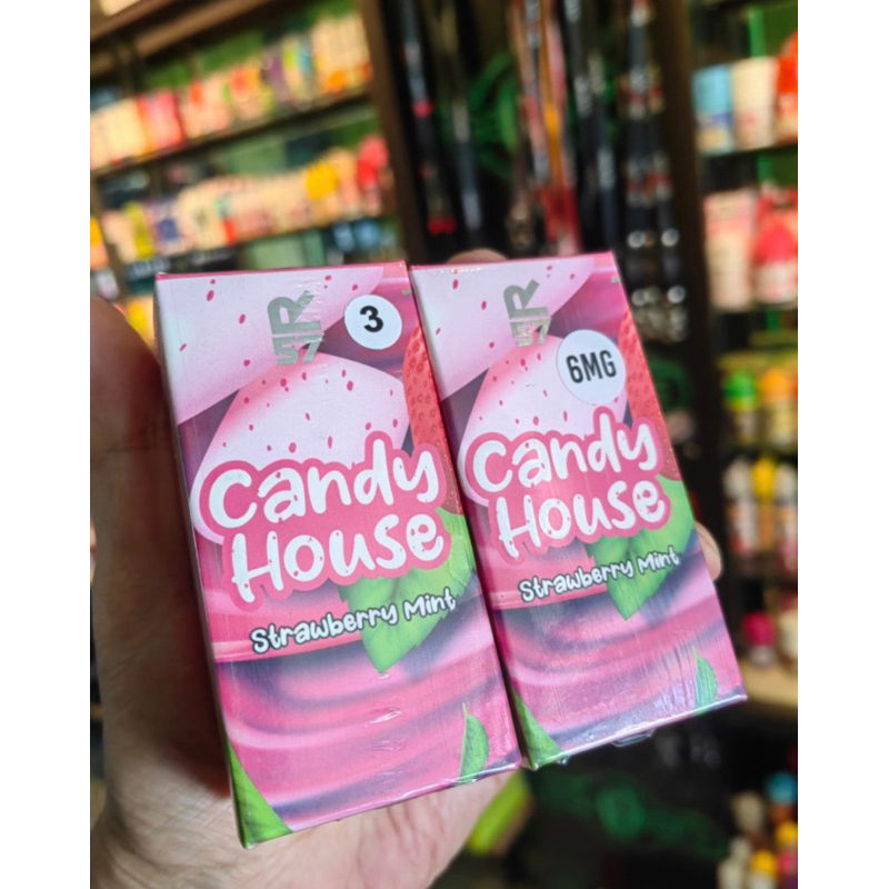 Jual candy house strawberry 60ml 3mg | Shopee Indonesia