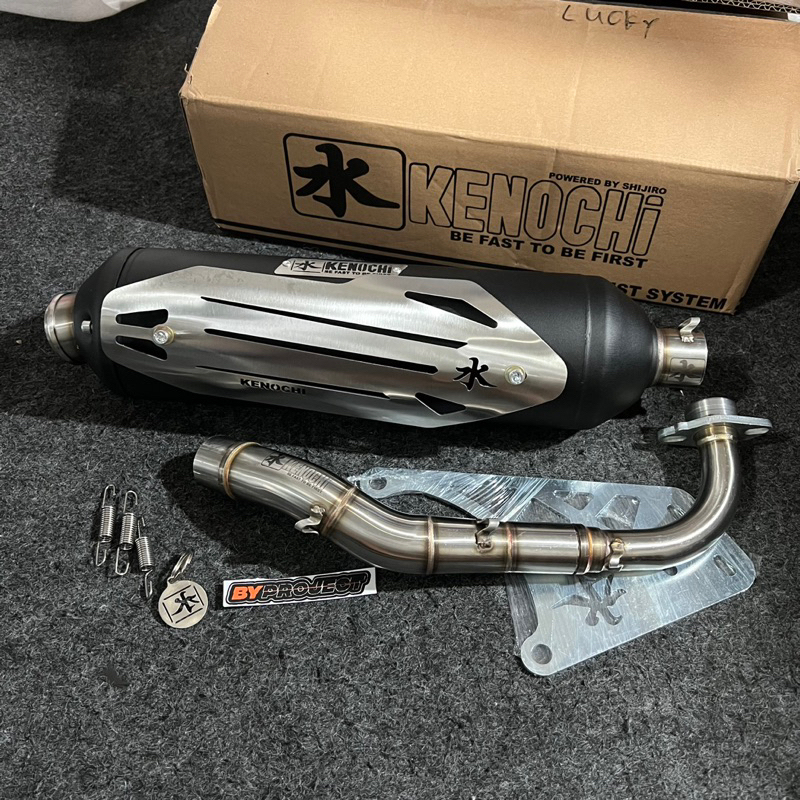 Jual Knalpot Kenochi Standar Racing Mio Sporty Smile | Shopee Indonesia
