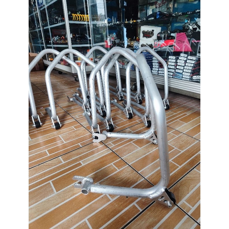 Jual standar paddock mini paddok pedok mini bahan almu universal motor ...