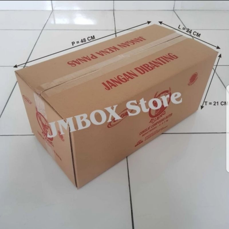 Jual Kardus Bekas Dus Packaging Bekas Dus Bekas Tebal Uk 48x24x21 cm ...