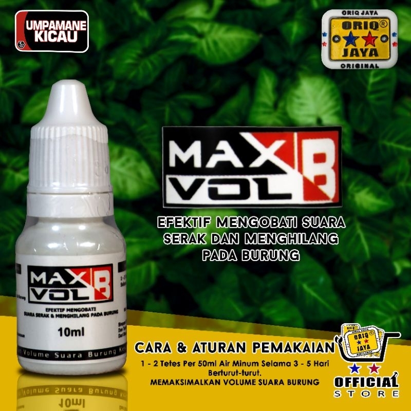 Jual MAXVOL B Untuk Suara Burung Serak dan Hilang Semua Jenis Burung ...