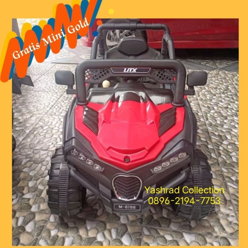 Jual Mainan Mobil Aki Anak Anak Jeep UTX PMB M-8788 | Shopee Indonesia