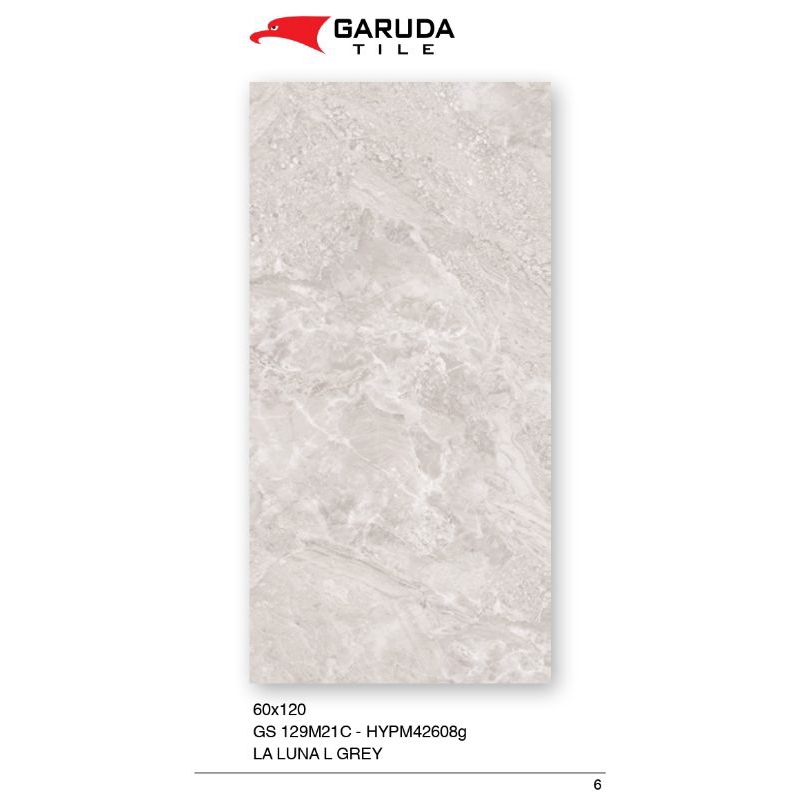 Jual Granite Lantai 60×120 LA LUNA L GREY/GLOSSY/GARUDA TILE/KW EXP ...