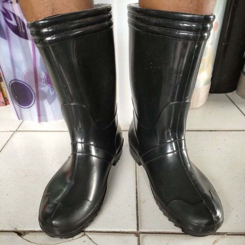 Jual Sepatu boot tukang sepatu proyek sepatu kebun boot JEEP | Shopee ...