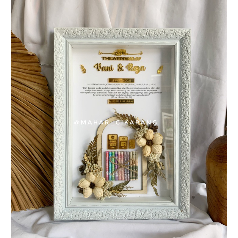Jual MAHAR PERNIKAHAN BINGKAI MAHAR NIKAH AKRILIK NAMA TIMBUL | Shopee ...