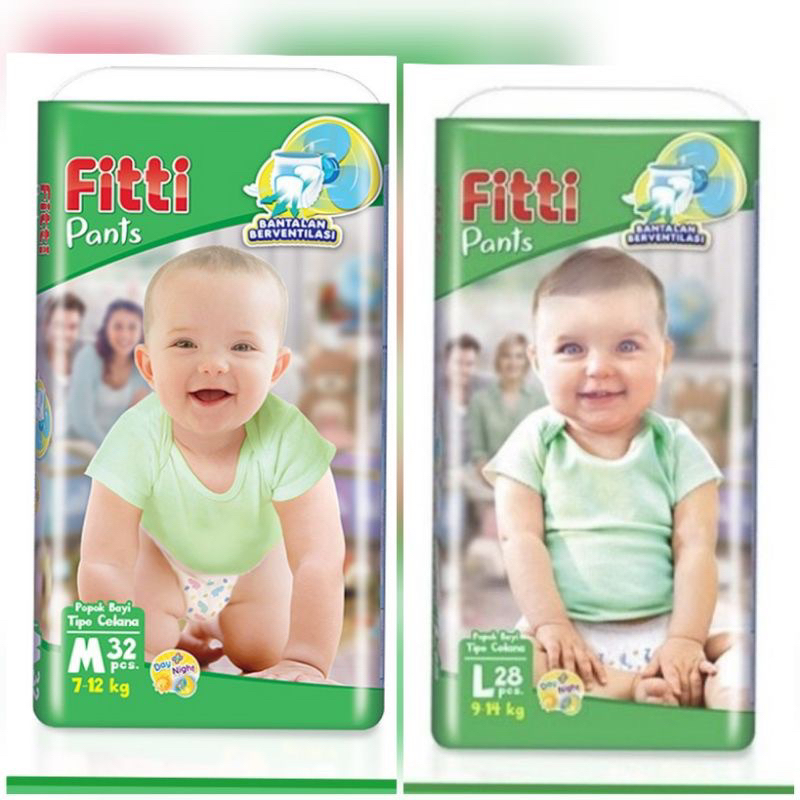 Jual Popok/Diapers Fitti L28 m32 S40 | Shopee Indonesia
