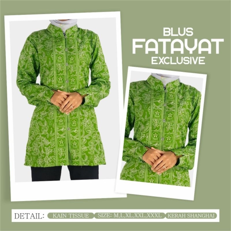 Jual Batik Fatayat NU BlusFatayat Tunik Fatayat Seragam Fatayat ...